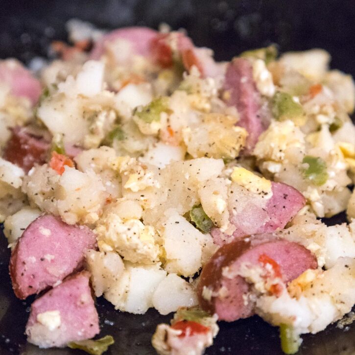 Easy Sausage Potato Hash - Tamara Ray