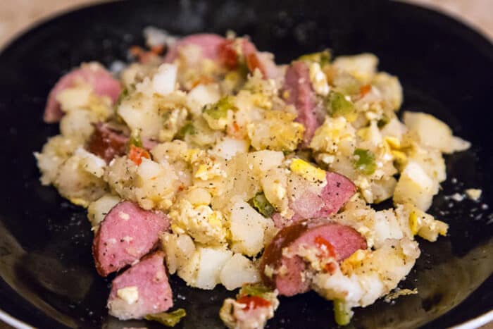 Easy Sausage Potato Hash - Tamara Ray
